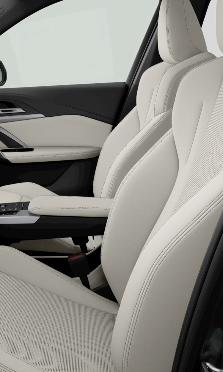 Active seat for driver and front passenger.